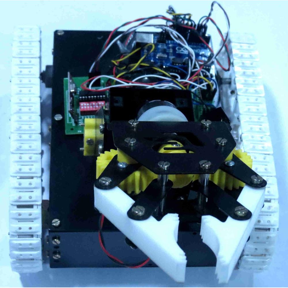 Buy RF Controlled PICK & PLACE ROBOT -Arduino Based Buy RF Controlled PICK & PLACE ROBOT -Arduino Based
